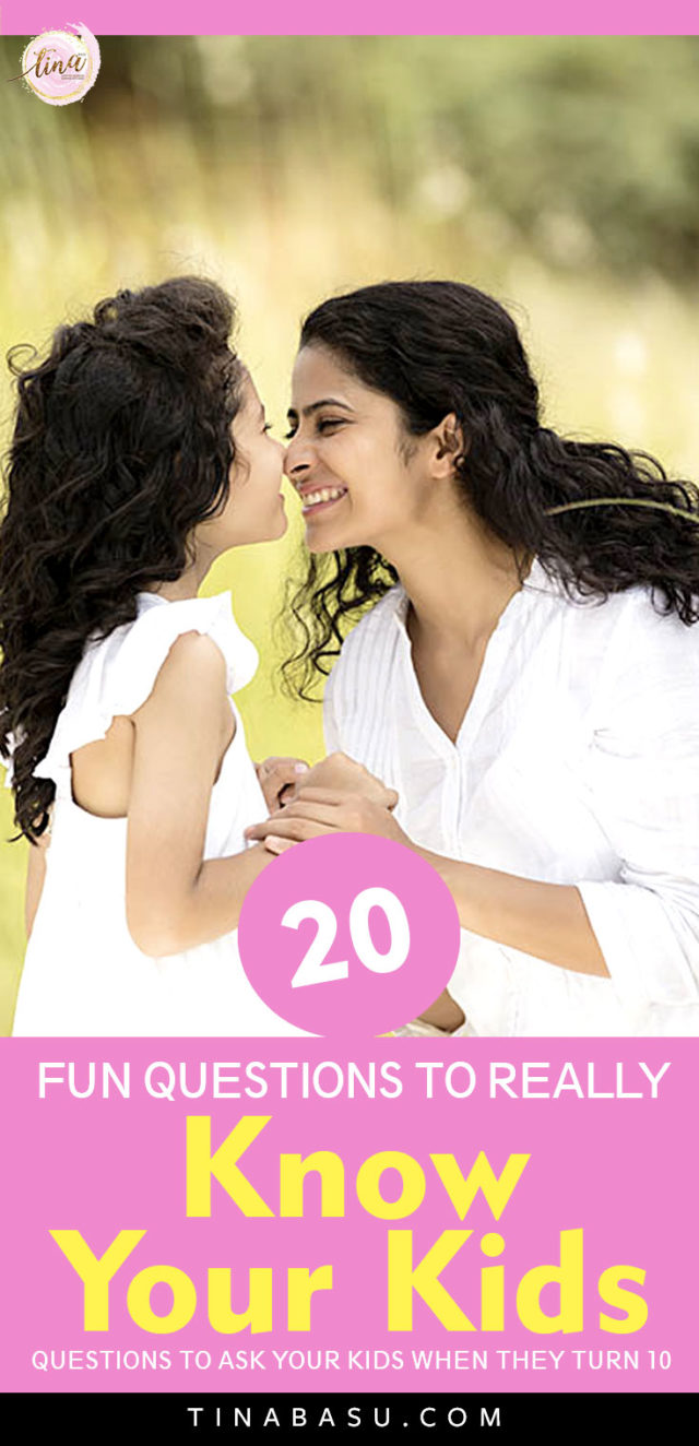 Fun Questions to really Know your Kids | Questions to ask your kids